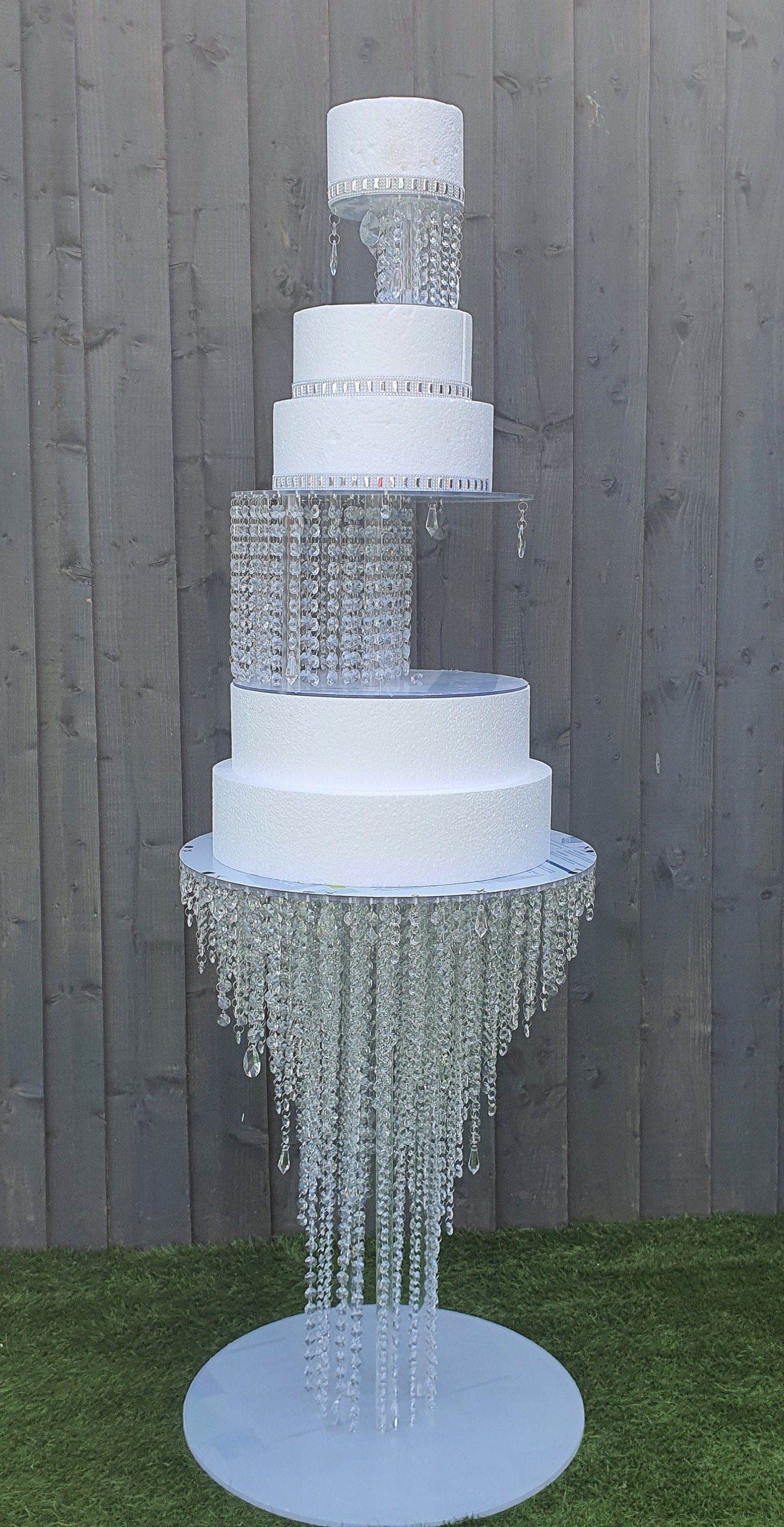 3 tier floating wedding cake stand 60 photos - Astyledwedding.com